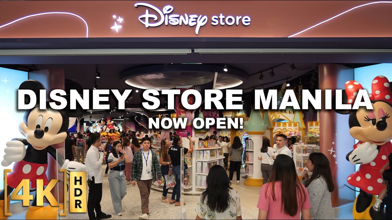 NOW OPEN! The First-Ever DISNEY STORE in Southeast Asia Opened in SM ...