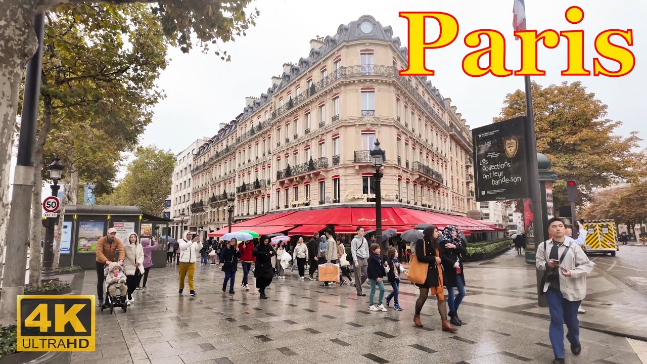 Paris,France🇫🇷-Autumn in Paris Octobre 2024-4K HDR Paris Walking Tour ...