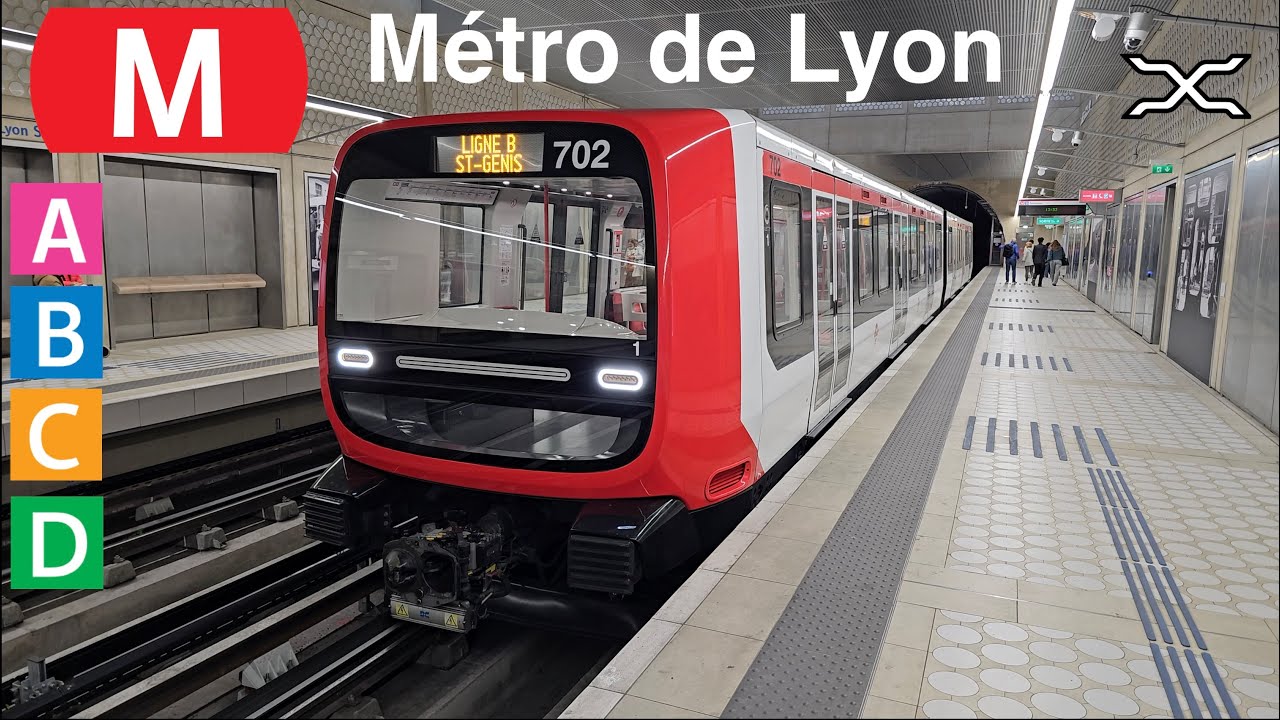 Métro de Lyon | France | Driverless metro | Rubber-tyred metro | Rack ...