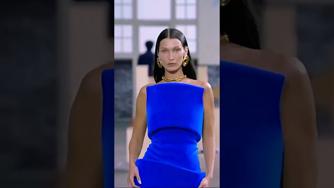 Bella Hadid made waves with an iconic strut at Off-White FW21 # ...