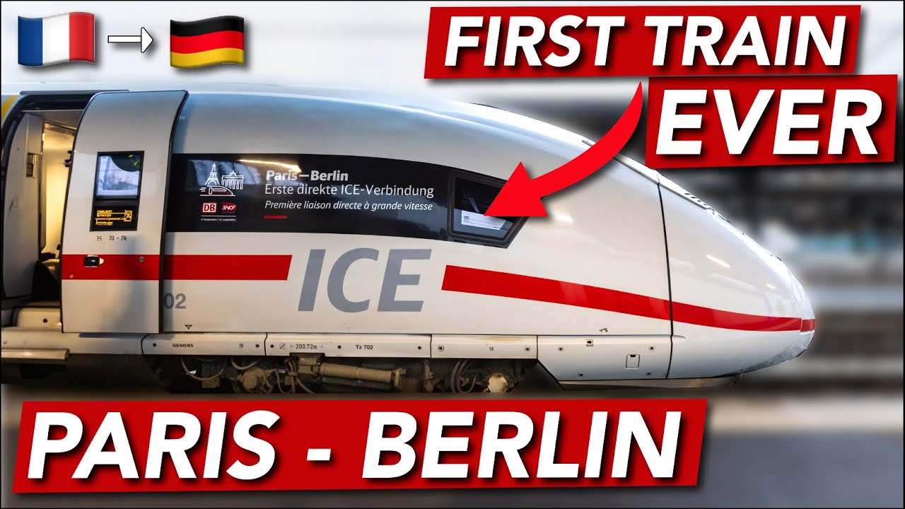 Paris to Berlin in 8 Hours at 320 km/h on the New ICE First Class - La ...