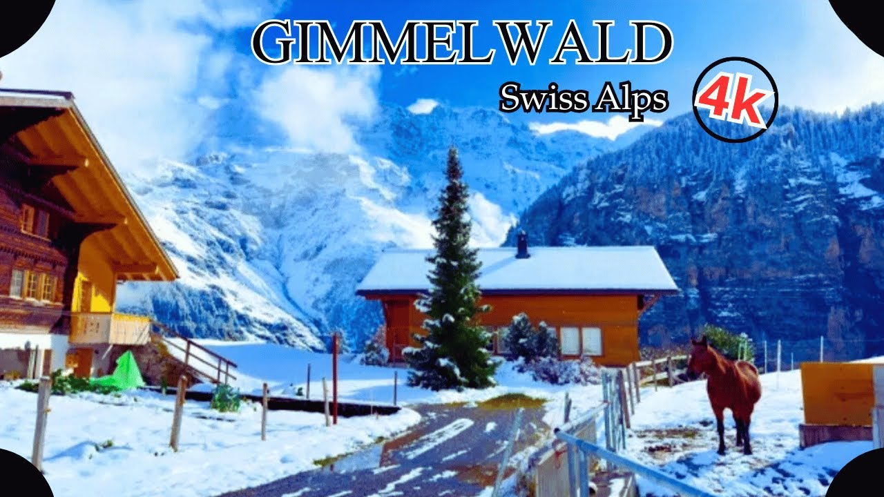 The charming village with the highest peaks alps_Gimmelwald || # ...