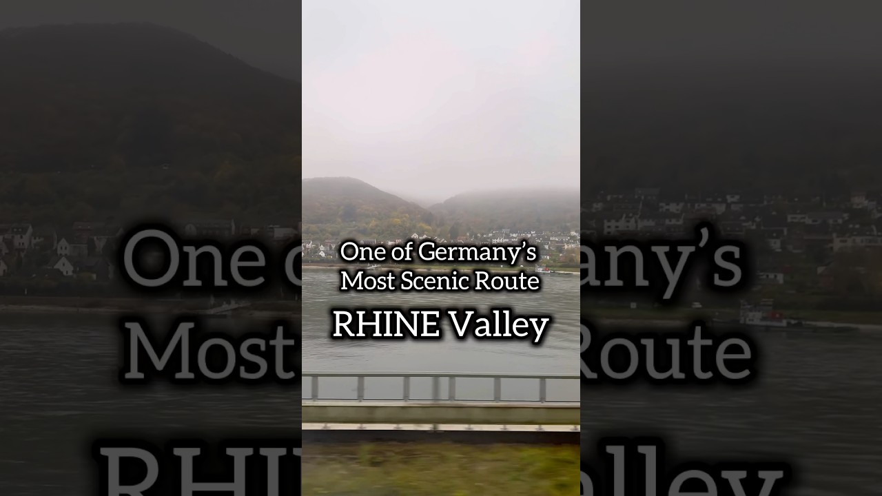 One of Germany’s Most Scenic Train Route | Rhine Valley in Germany 🇩🇪 ...