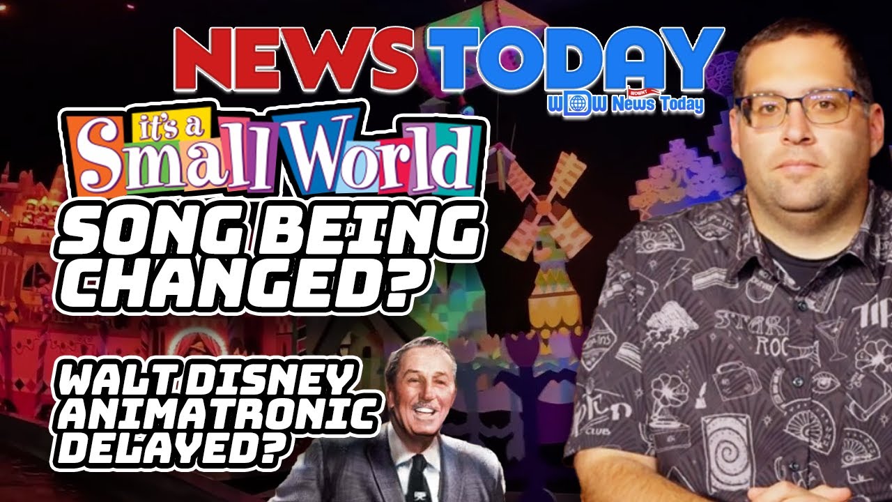 New "it's a small world" Song Verse, Walt Disney Animatronic Delayed ...