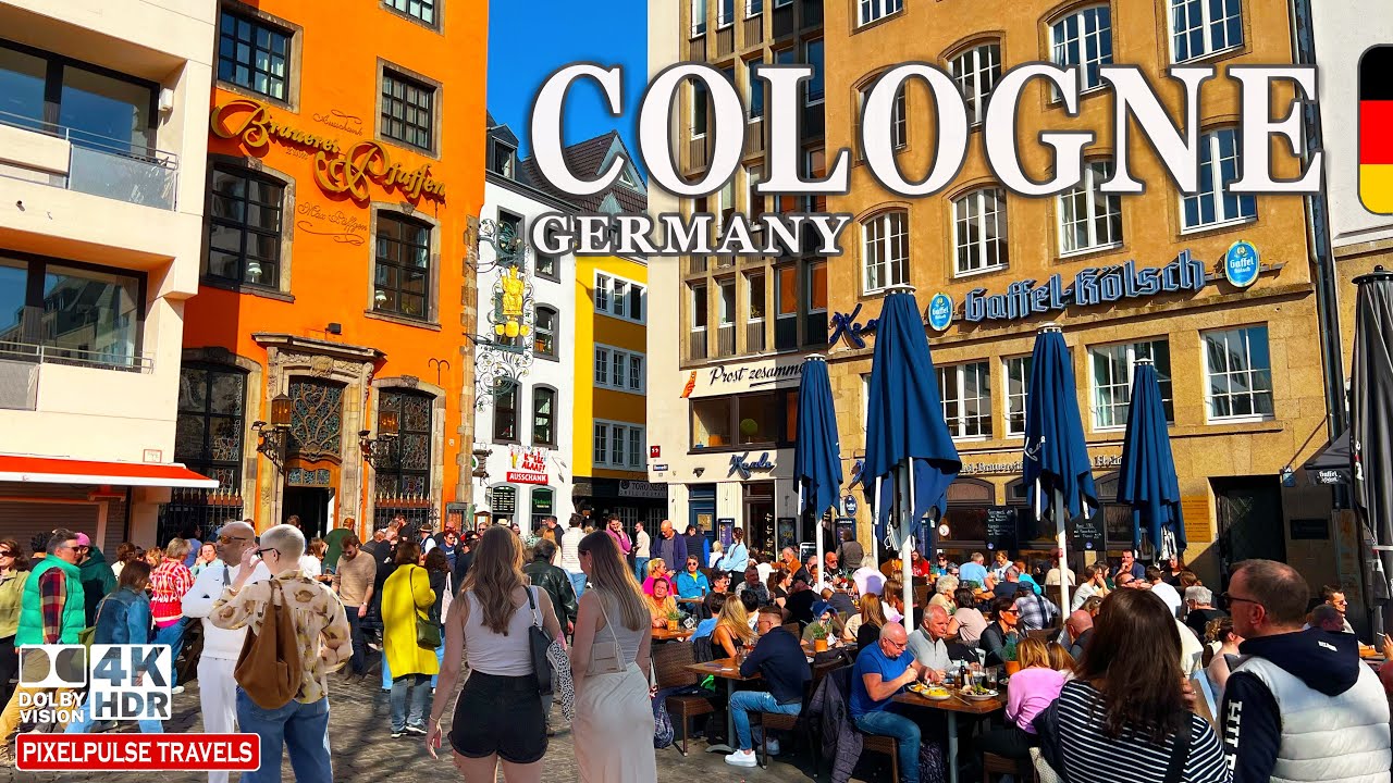 Cologne 🇩🇪 Germany | 4K Spring Walking Tour 2025🌷 Stunning Streets ...