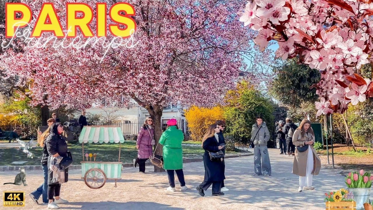 Paris, France 🇫🇷 - 4K PARIS Printemps 💐 March 2025 Paris Walk ️ With ...