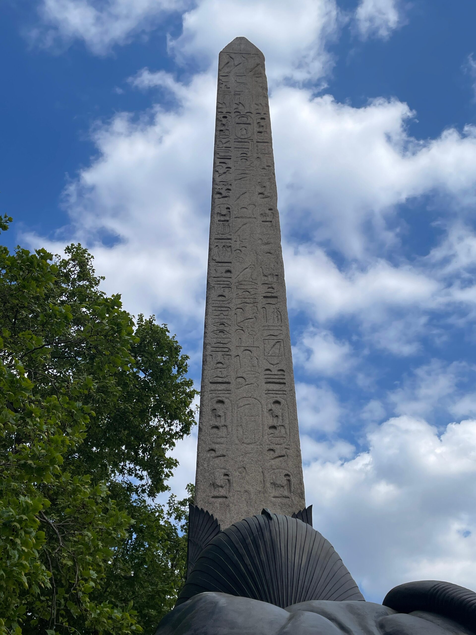 Cleopatra's Needle in London (England) is one of a pair of obelisks ...