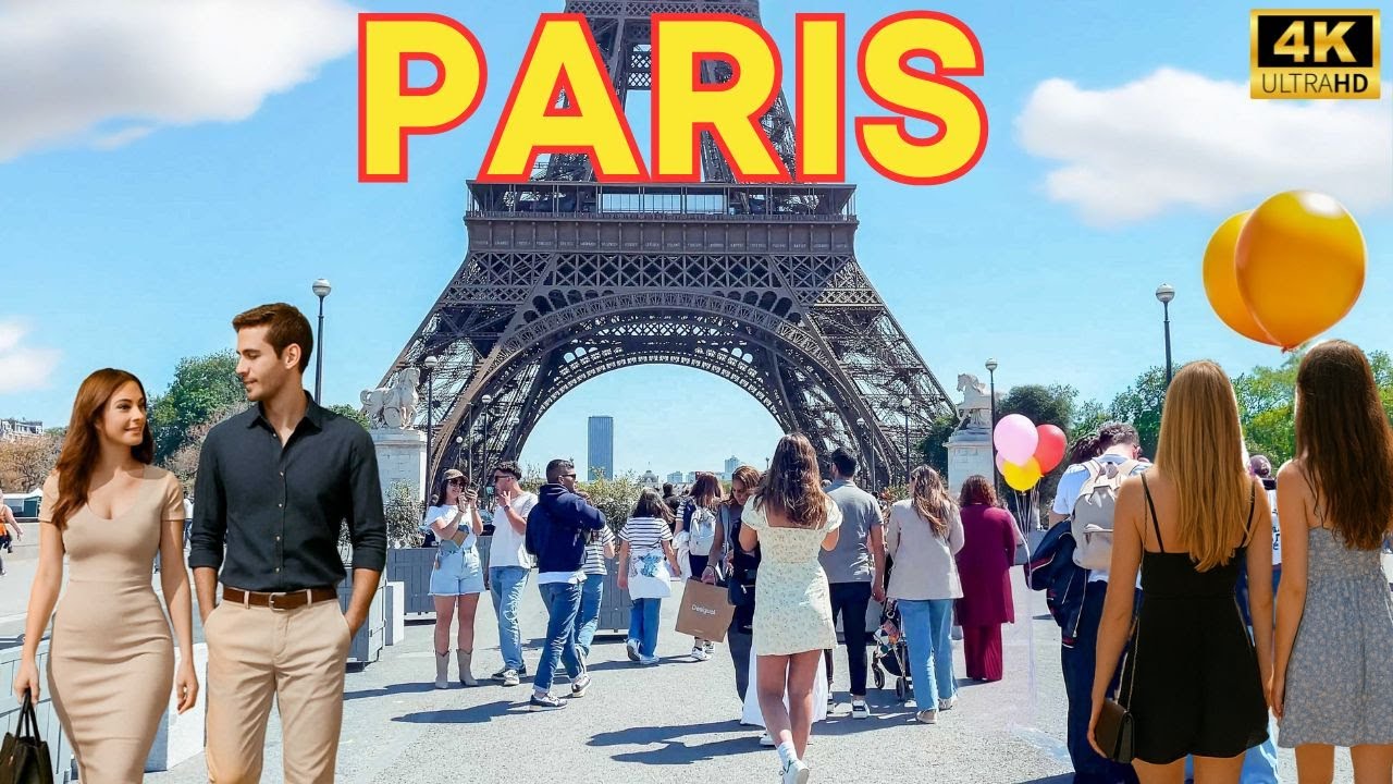 Paris, France 🇫🇷 - 4K PARIS 15 May 2025 ☀️ Eiffel Tower, Champs-Élysées Paris Walk - Captions ...