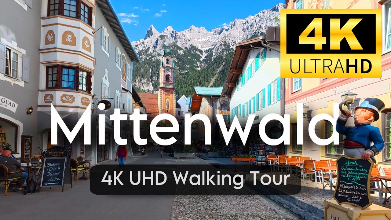Explore Mittenwald, Germany | 4K Walking Tour with Captions & Immersive ...