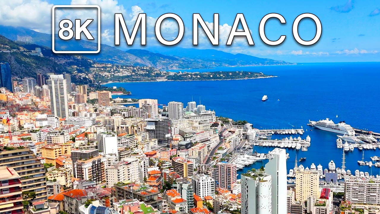 Monte Carlo, MONACO 8K - Walking Tour, City of Billionaires before F1 ...