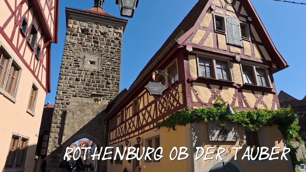 Stadt ROTHENBURG ob der TAUBER 2025 - Rundgang - La Vie Zine