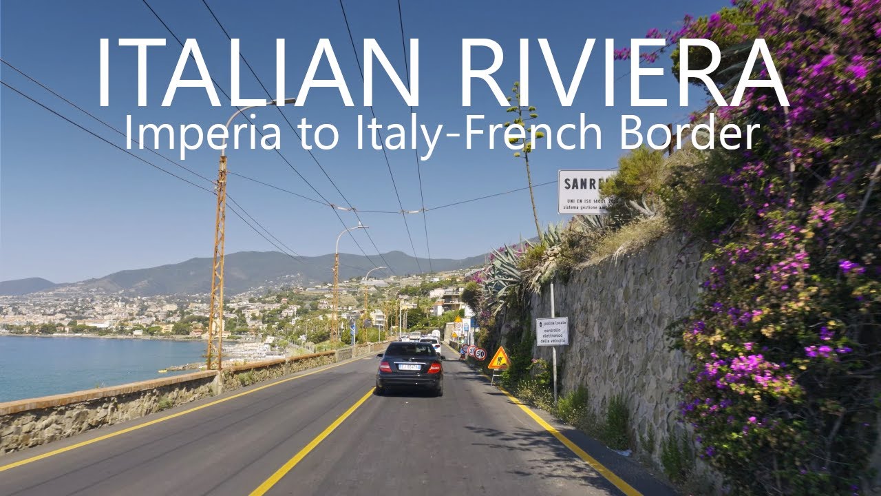Italian Riviera (Riviera ligure) Scenic Drive 4K | Imperia to Italy ...