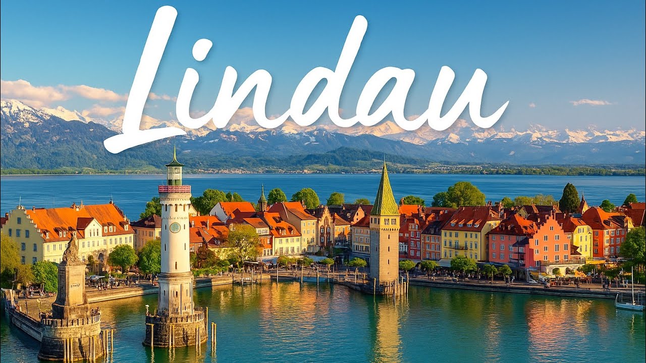 Walking Tour of Lindau Insel 🇩🇪 | Beautiful Historic Island Town on ...