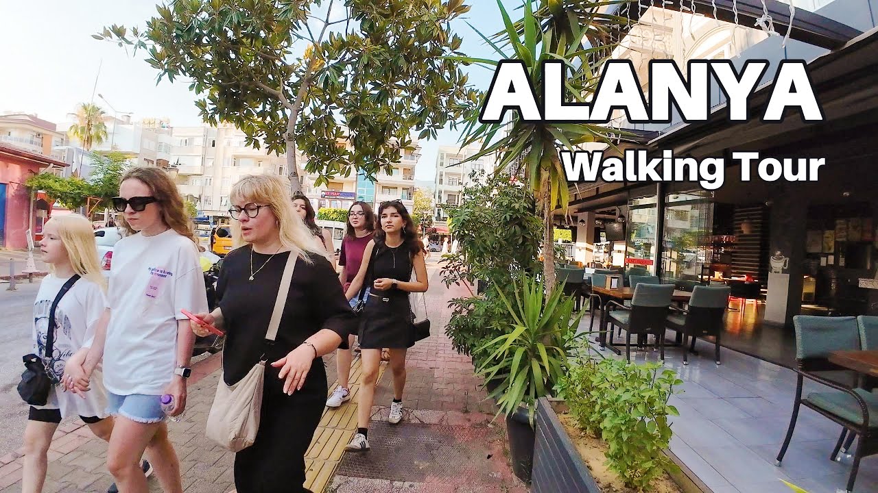 Cleopatra Beach City Center Alanya Turkiye 2025 [Walking Tour 4K] - La ...