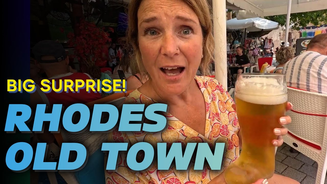 Rhodes locals shock us with GIANT beers! Walking Tour - Travel Guide ...
