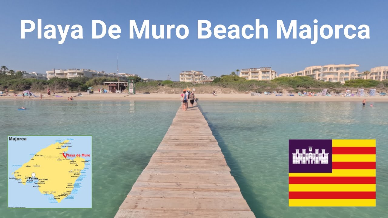 Playa De Muro Beach Mallorca 4k Walk - Caribbean Beaches In Europe - La ...