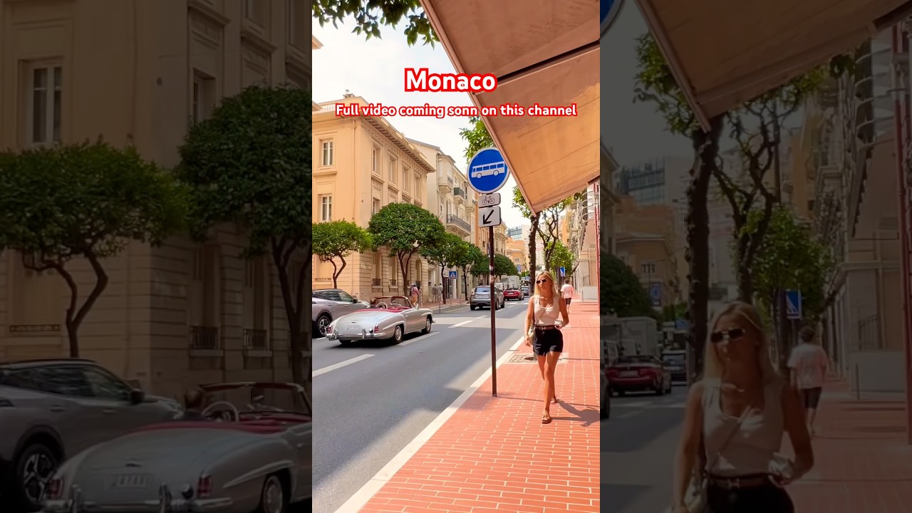 Monaco Walking Tour, Monte Carlo Walk #montecarlo #monaco #cotedazur # ...