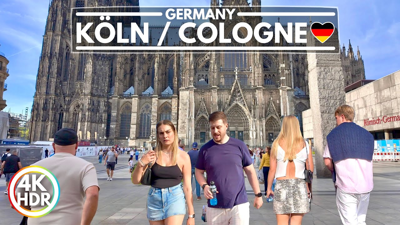 Köln, A Busy Summer Day in Cologne City in September 2025 - 4K HDR ...
