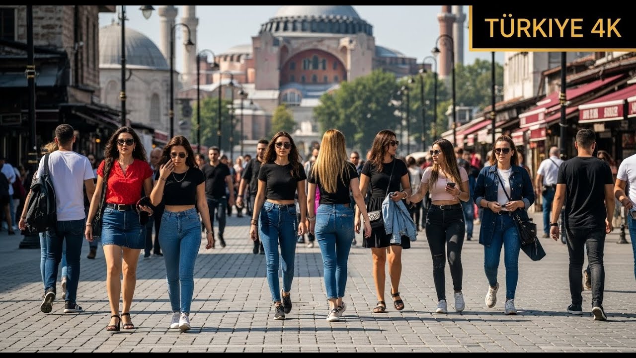 Turkey Walking Tour 2025 | Exploring Istanbul & Beautiful Streets in 4K ...