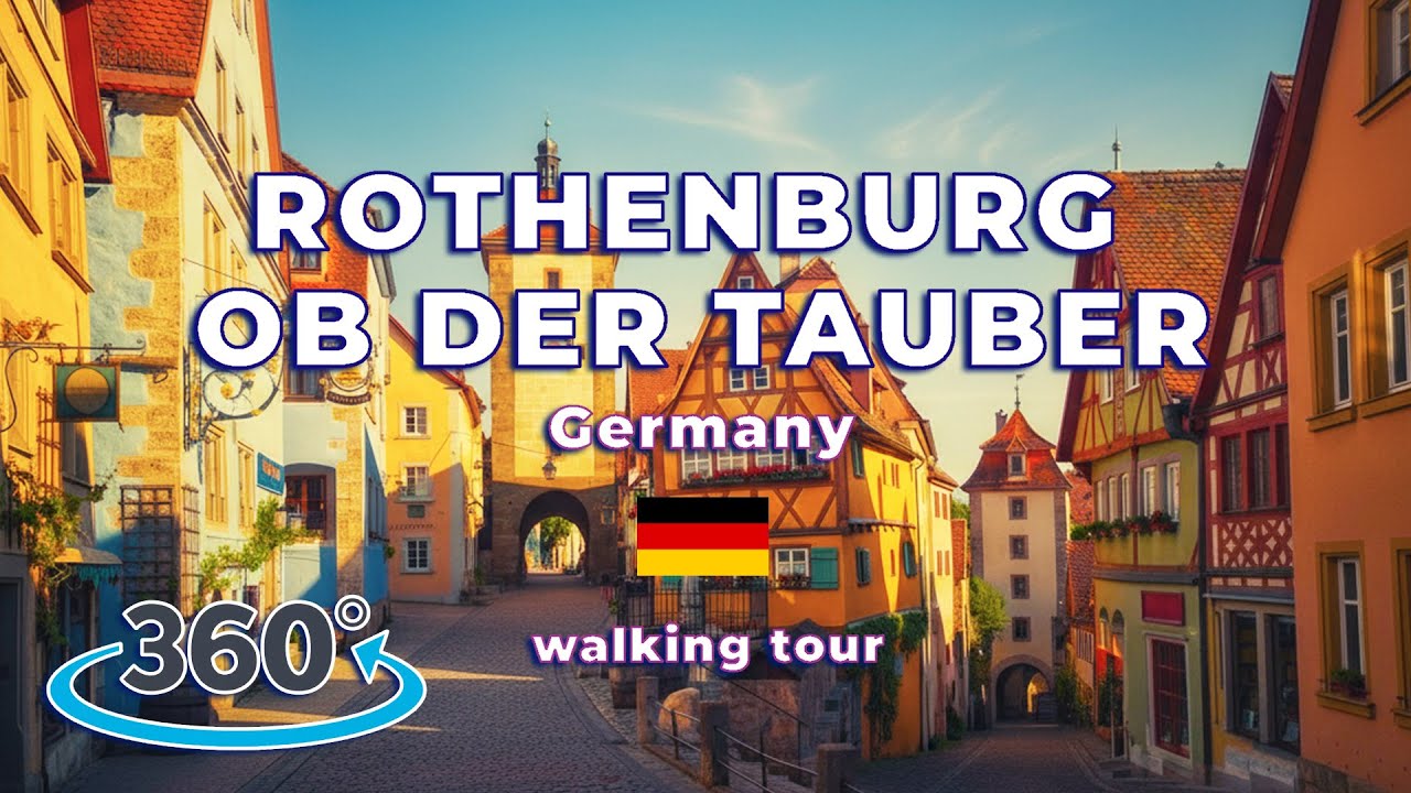 ROTHENBURG OB DER TAUBER - Il borgo del Natale e di Pinocchio - 360 ...