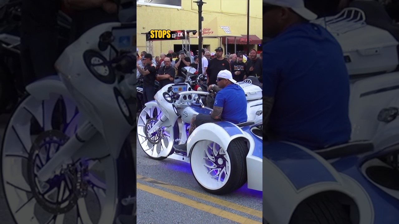 Wild Custom 3-Wheel Bagger Motorcycle | Trike Build - Bike Week Madness ...