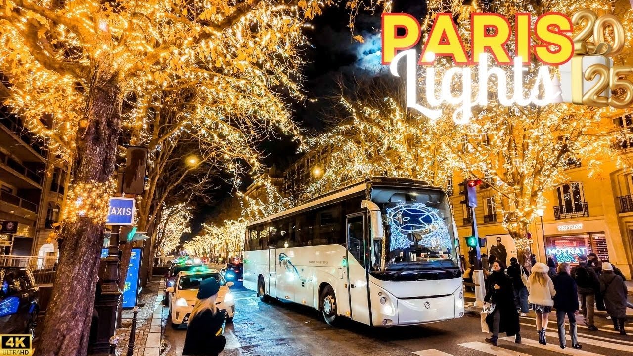 6 December 2025 – Paris Christmas Lights 2025 🌟 | Complete Tour | 4K ...